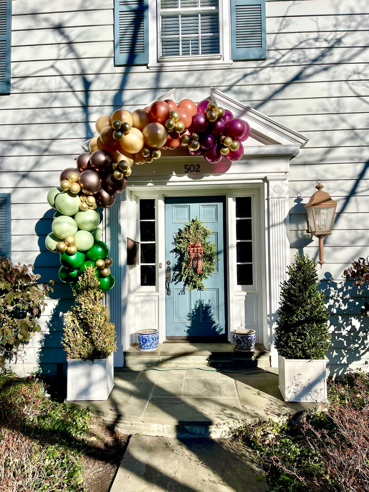 Outdoor Balloon Arch for Entryway — North Shore Balloon Decor